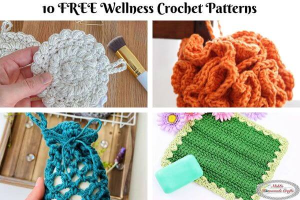 10 FREE Crochet Wellness Patterns To Relax With - Nicki's Homemade Crafts