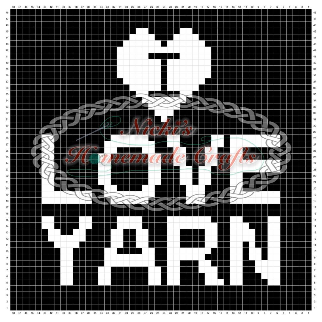 Free "I Love Yarn" Filet Crochet Top Pattern - Nicki's Homemade Crafts