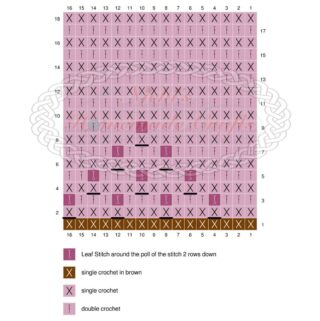 Free Crochet Fall Leaf Hat Pattern with Pinecone Pom Pom - Nicki's ...