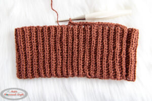 Free Crochet Fall Leaf Hat Pattern with Pinecone Pom Pom - Nicki's ...