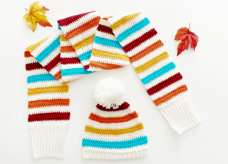 10 Amazing Free Crochet Accessories Set Patterns - Nicki's Homemade Crafts