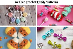 10 Sweet Free Crochet Candy Patterns - Nicki's Homemade Crafts