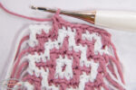 Easiest Overlay Mosaic Crochet Tutorial in Rows - Nicki's Homemade Crafts