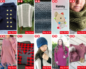 Holiday Bundle with 45 Crochet Patterns - 5 Days only!!!