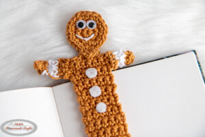 Free Gingerbread Man Bookmark Crochet Pattern - Nicki's Homemade Crafts