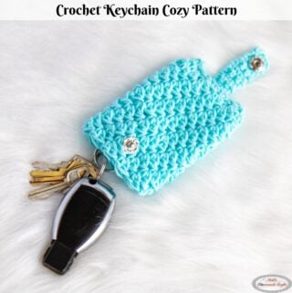 Free Crochet Keychain Cozy Holder Pattern - Nicki's Homemade Crafts
