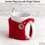 Free Crochet Ice Cream Cozy Pattern with Spoon Holder - Nicki's ...