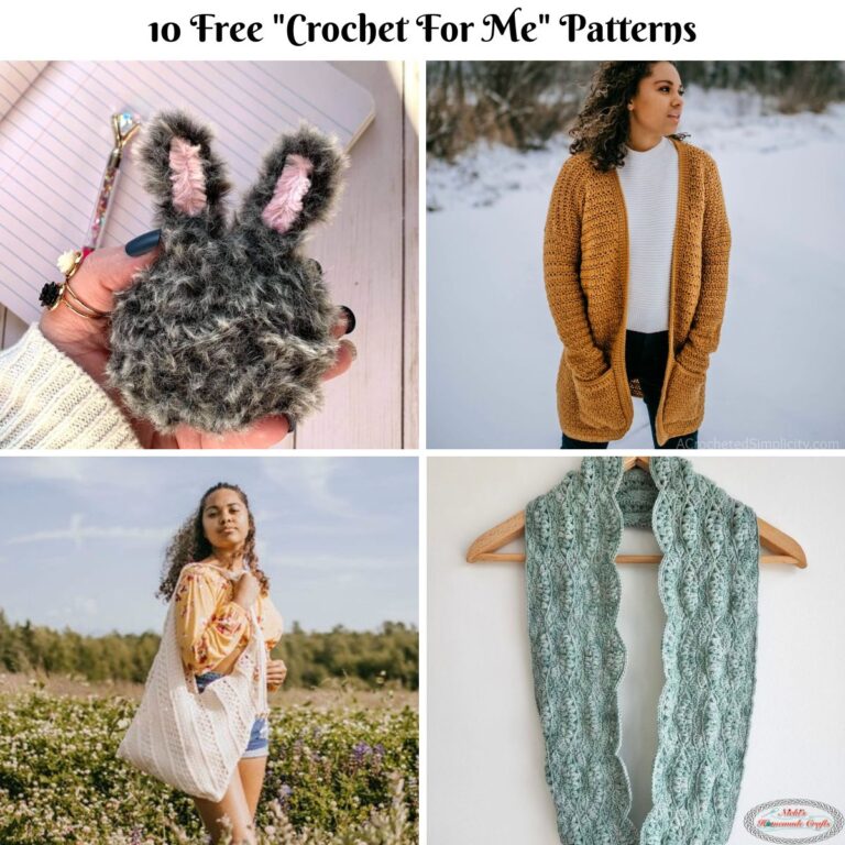 10 Incredible FREE "Crochet For Me" Patterns - Nicki's Homemade Crafts