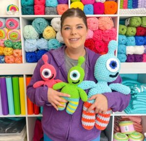 10 Fun FREE Science Fiction Crochet Patterns - Nicki's Homemade Crafts