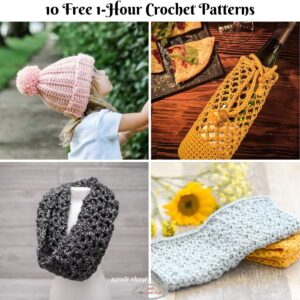 10 Useful Free Travel Crochet Patterns - Nicki's Homemade Crafts