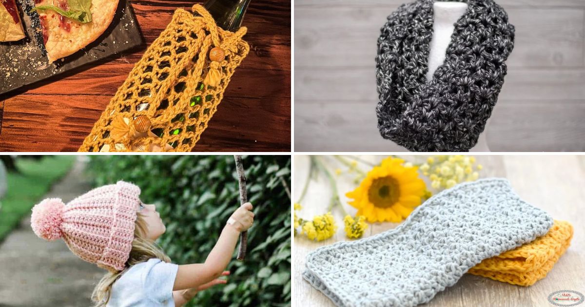 10 Amazing FREE 1-Hour Crochet Patterns - Nicki's Homemade Crafts