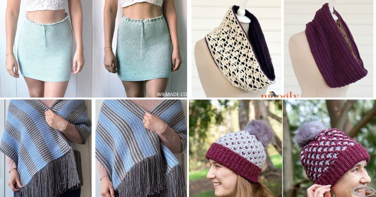 10 Amazing Free Reversible Crochet Patterns - Nicki's Homemade Crafts