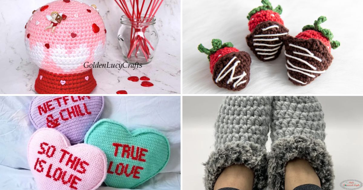 20 Quick FREE Stunning Valentine's Crochet Patterns - Nicki's Homemade ...