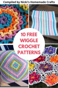 10 Free Wiggle Crochet Patterns to Amaze You - Nicki's Homemade Crafts