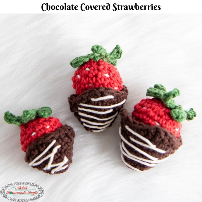 10 Juicy FREE Strawberry Crochet Patterns - Nicki's Homemade Crafts
