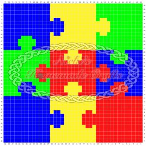 Free Crochet Puzzle C2C Blanket Pattern - Nicki's Homemade Crafts