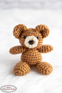 Free Tiny Crochet Teddy Bear Pattern - Nicki's Homemade Crafts