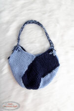 Small Free Tunisian Crochet Windmill Bag Pattern - Nicki's Homemade Crafts