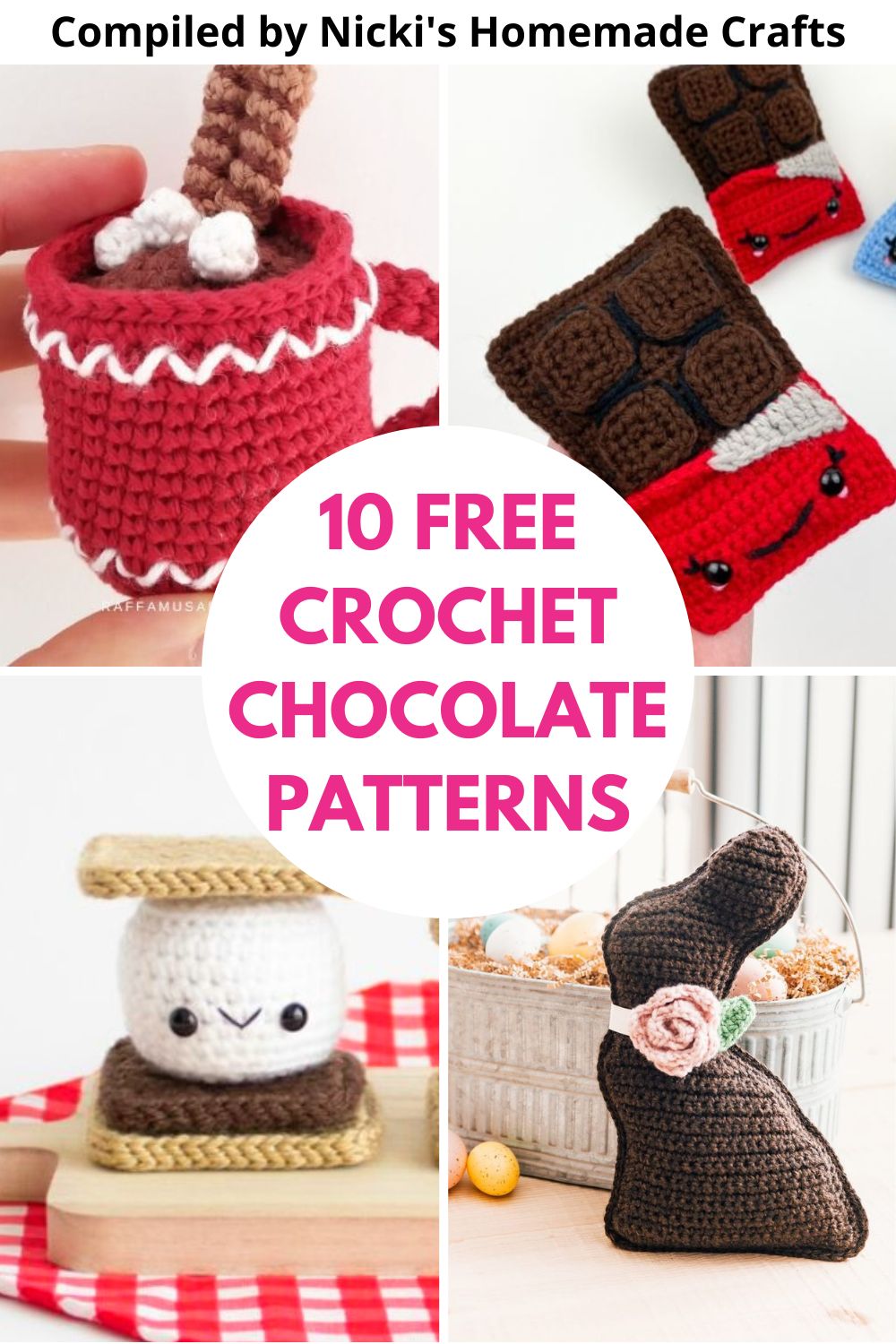 10 Free Yummy Chocolate Crochet Patterns - Nicki's Homemade Crafts