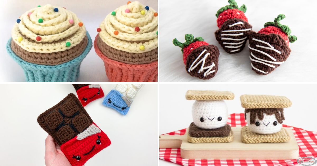 10 Free Yummy Chocolate Crochet Patterns - Nicki's Homemade Crafts