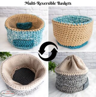 10 Amazing Free Reversible Crochet Patterns - Nicki's Homemade Crafts