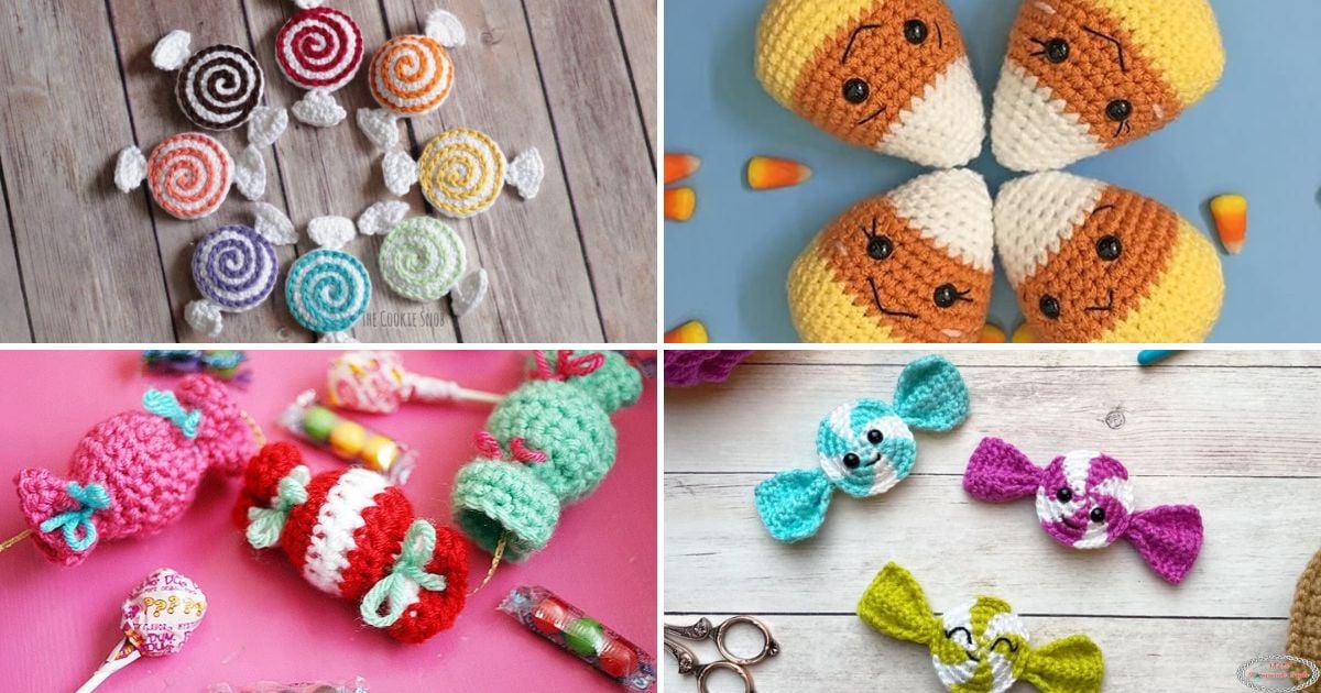 11 Sweet Free Crochet Candy Patterns - Nicki's Homemade Crafts