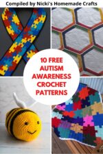 10 Free Crochet Patterns for Autism Awareness - Nicki's Homemade Crafts