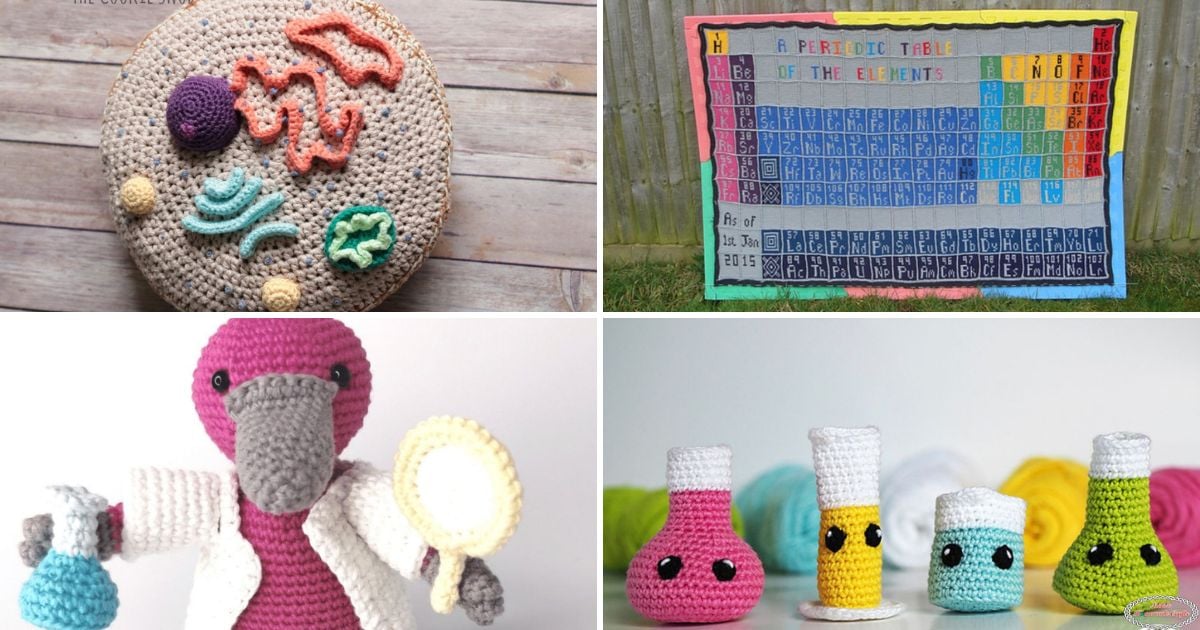 10 FREE Crochet Science Patterns - Nicki's Homemade Crafts