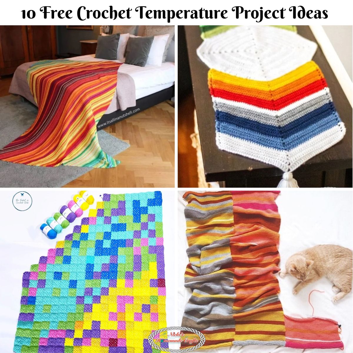 10 Unique Crochet Temperature Project Ideas - Nicki's Homemade Crafts