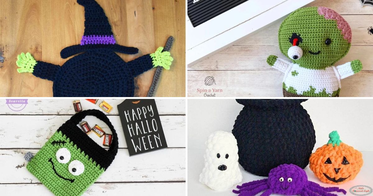10 Spooky Halloween Crochet Patterns - Nicki's Homemade Crafts
