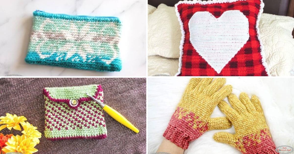 12 Stunning Free Multicolor Crochet Patterns - Nicki's Homemade Crafts