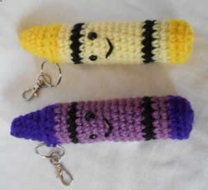 10 Colorful and FREE Crayon Crochet Patterns - Nicki's Homemade Crafts