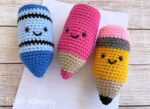 10 Colorful and FREE Crayon Crochet Patterns - Nicki's Homemade Crafts