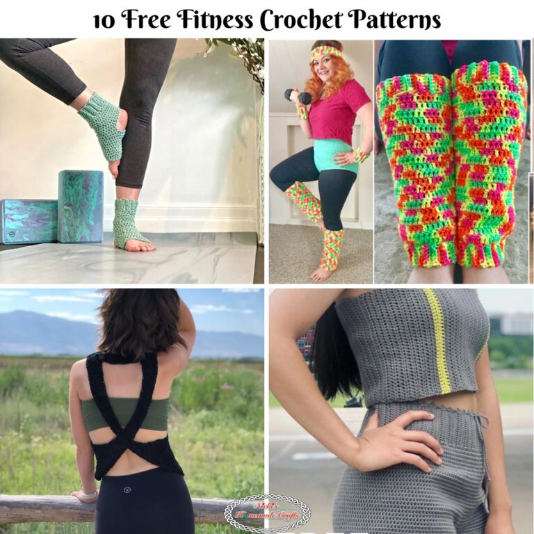 10 Free Crochet Fitness Patterns - Nicki's Homemade Crafts