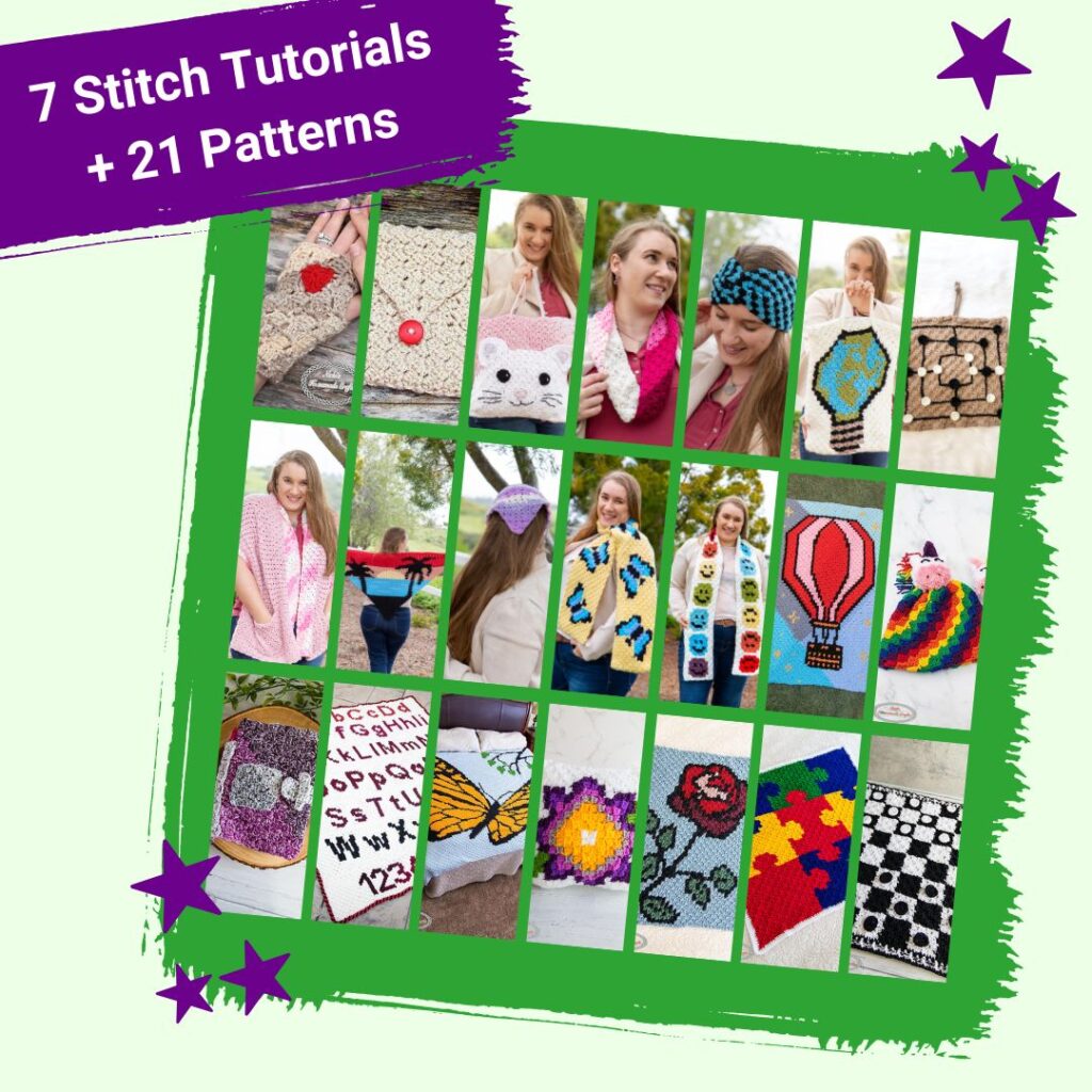 Crochet C2C Made Easy Ebook - Ultimate Beginner Guide - Nicki's ...