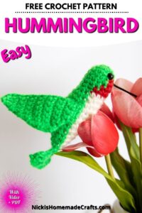 Realistic Free Crochet Hummingbird Pattern - Nicki's Homemade Crafts