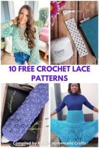 10 Beautiful Free Crochet Lace Patterns - Nicki's Homemade Crafts