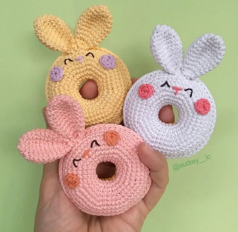 10 Yummy FREE Crochet Donut Patterns - Nicki's Homemade Crafts