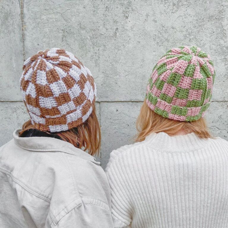 10 Free Checkered Crochet Patterns - Nicki's Homemade Crafts