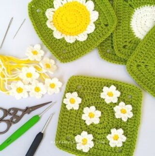11 FREE Crochet Daisy Patterns - Easy and Cheerful - Nicki's Homemade ...
