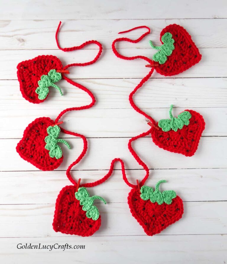 10 Juicy FREE Strawberry Crochet Patterns - Nicki's Homemade Crafts