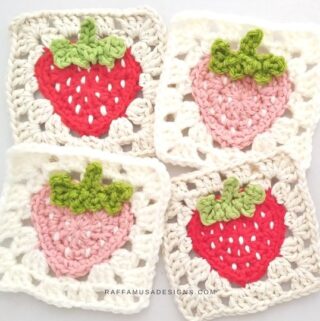 10 Juicy FREE Strawberry Crochet Patterns - Nicki's Homemade Crafts
