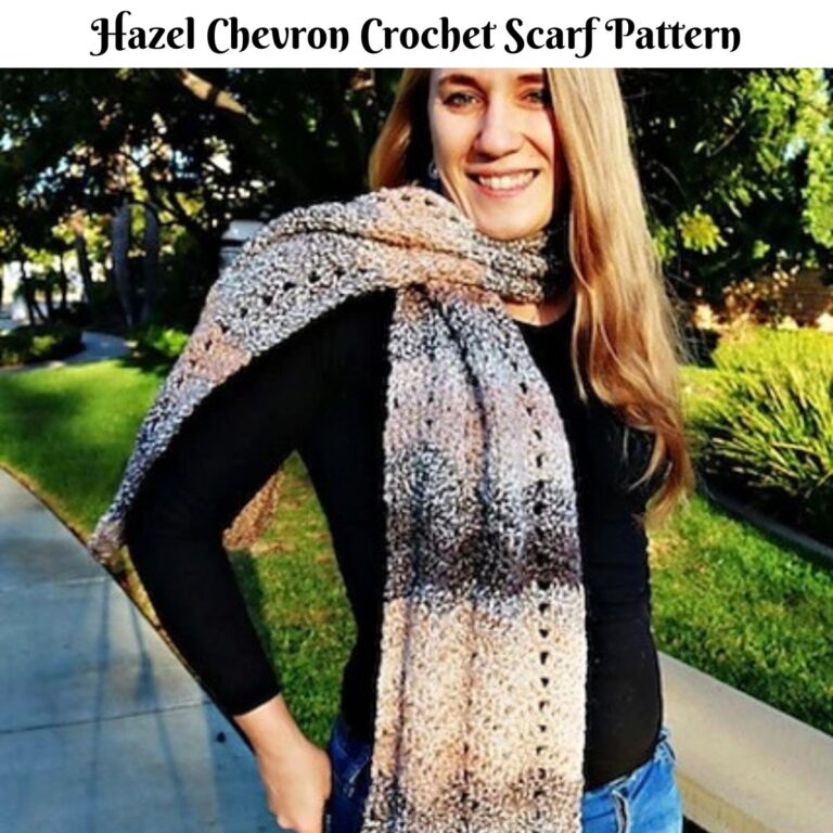 Beautiful Chevron Scarf Free Crochet Pattern - Nicki's Homemade Crafts
