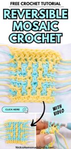 How to: Reversible Overlay Mosaic Crochet - Free Tutorial - Nicki's ...