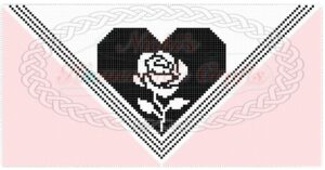 Free Rose Filet Crochet Shawl Pattern - Nicki's Homemade Crafts