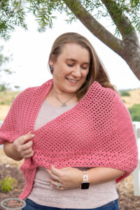 Free Rose Filet Crochet Shawl Pattern - Nicki's Homemade Crafts