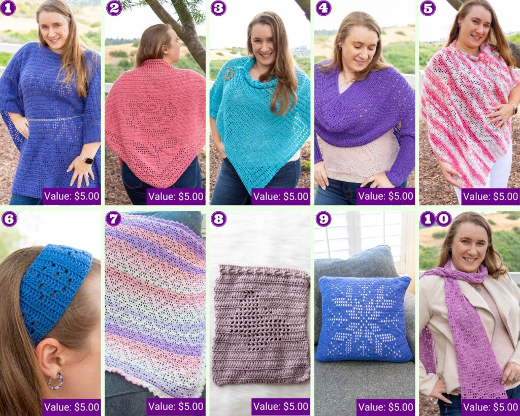 Filet Crochet Made Easy - 30 Crochet Patterns, 30 Graphs, and 26 Video ...