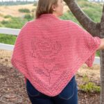 Free Rose Filet Crochet Shawl Pattern - Nicki's Homemade Crafts