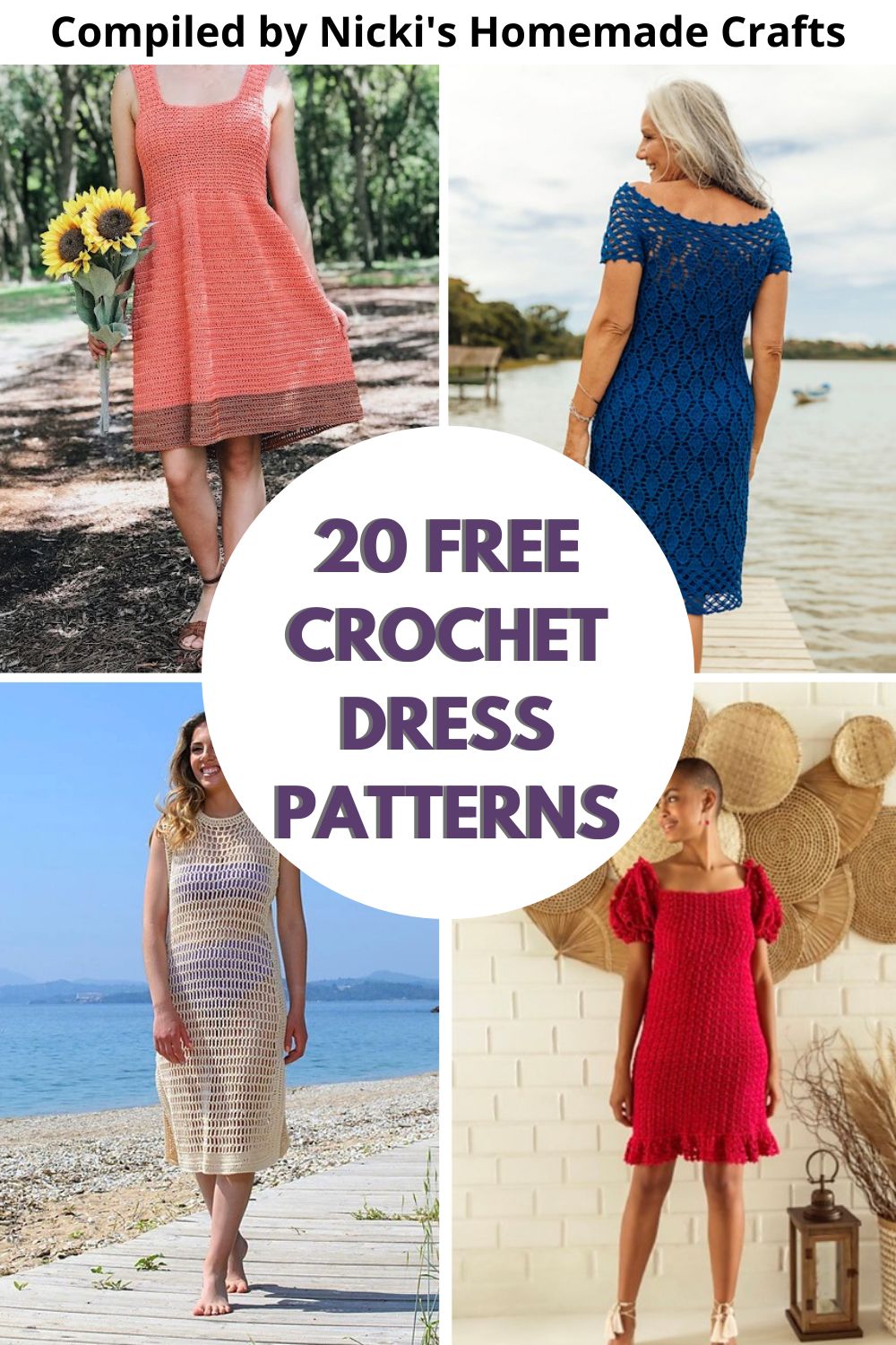 20 Free Crochet Summer Dress Patterns - Nicki's Homemade Crafts
