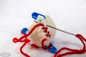 Free Cute Crochet Baseball Keychain Pattern for Backpack - Nicki's ...